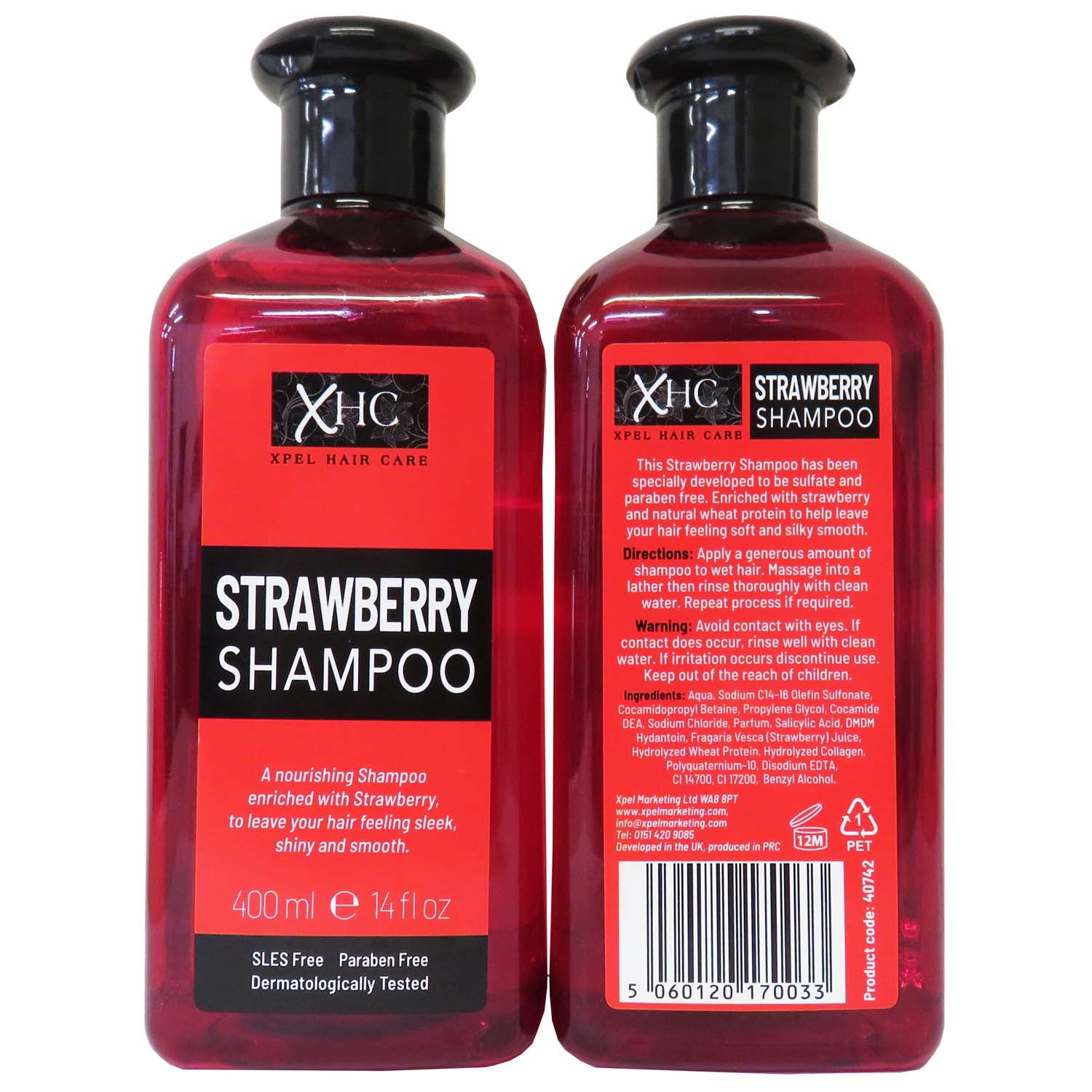 XHC 400ML STRAWBERRY SHAMPOO - jfmdistributors