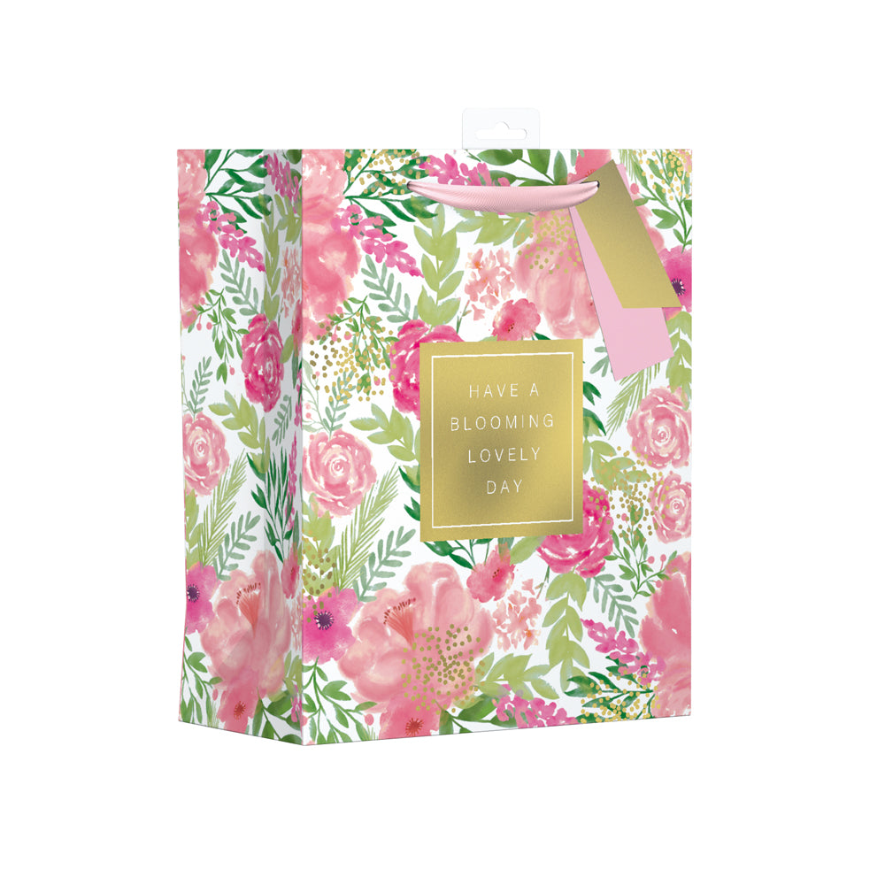 LARGE FLORAL SPRING GIFT BAG - jfmdistributors